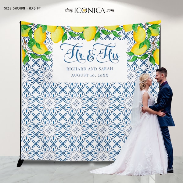 Lemon Backdrop - Etsy