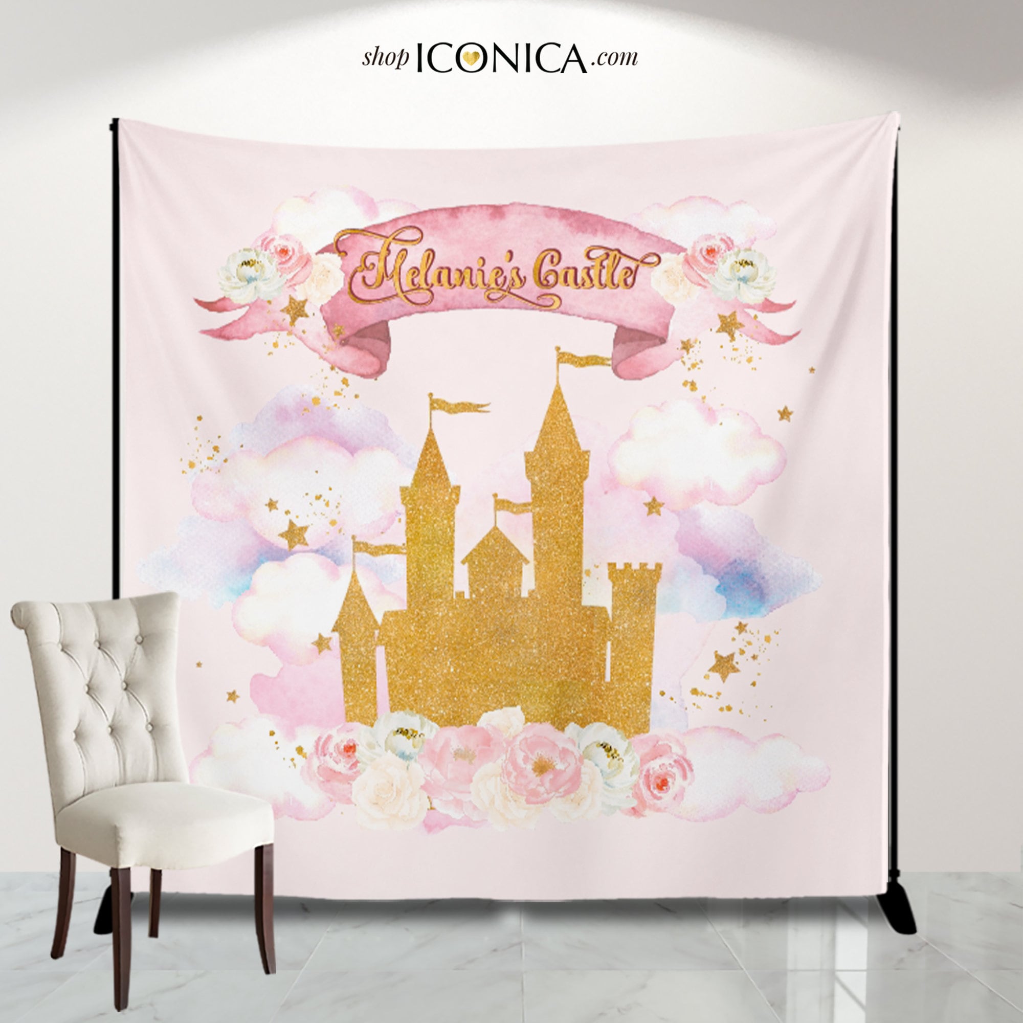 Princess Castle Backdrop