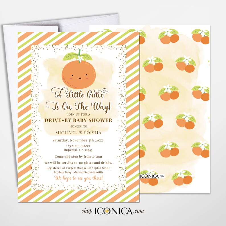 Little Cutie Baby Shower Backdrop Personalized Little Cutie - Etsy