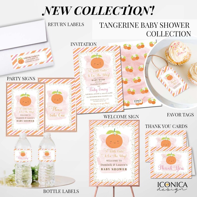 Little Cutie Baby Shower Backdrop Personalized Little Cutie - Etsy