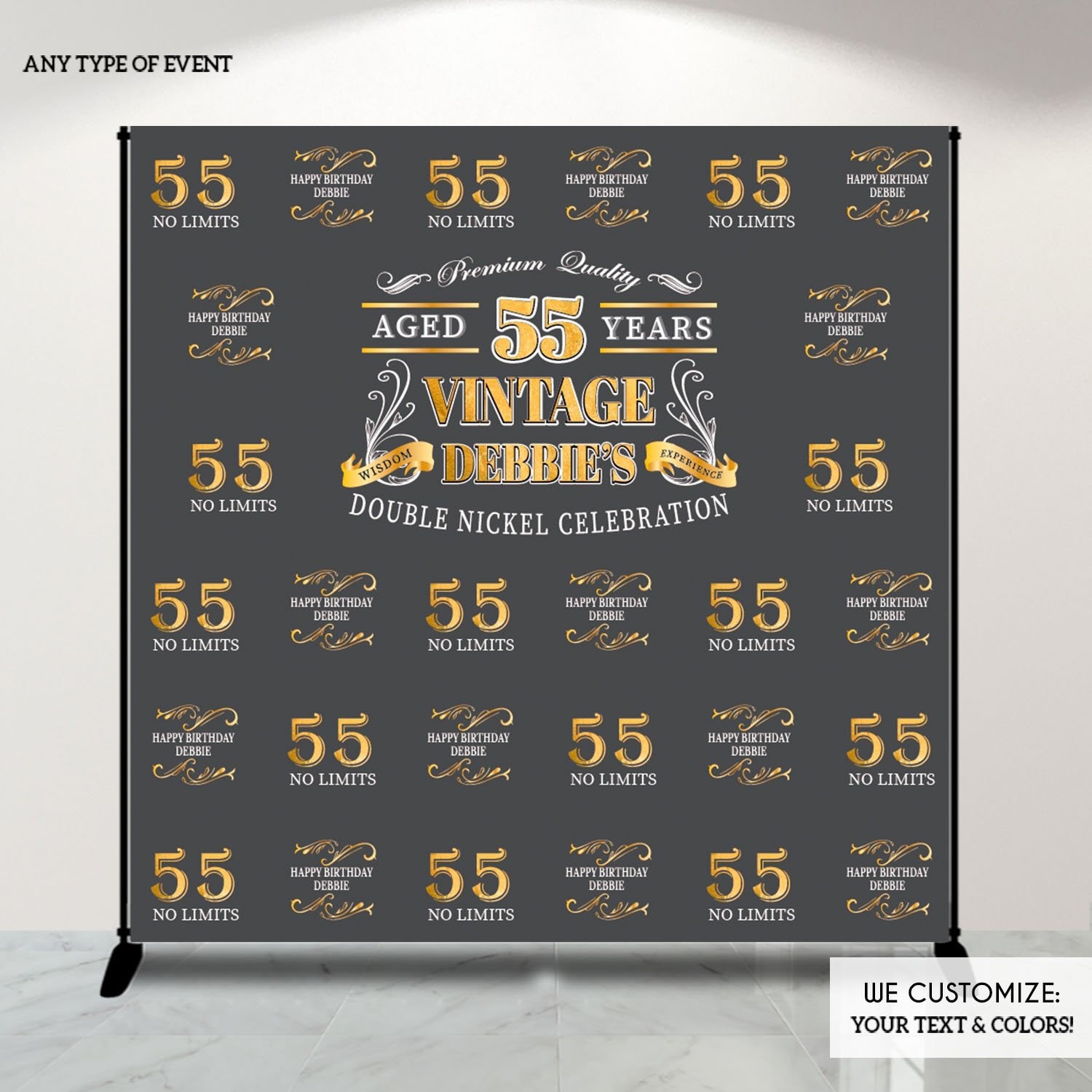 50th Birthday Backdrop,fifty Birthday Celebration,50th Birthday ...