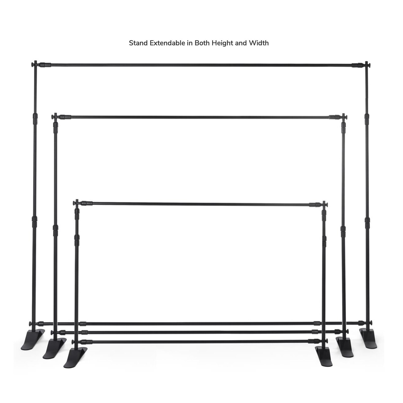 Adjustable Telescopic Backdrop Stand, 8'x8' or 8'x10' Upgrade - Etsy