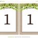 Table Numbers 5x7 Table 1 to 25 a La Carte Single - Etsy