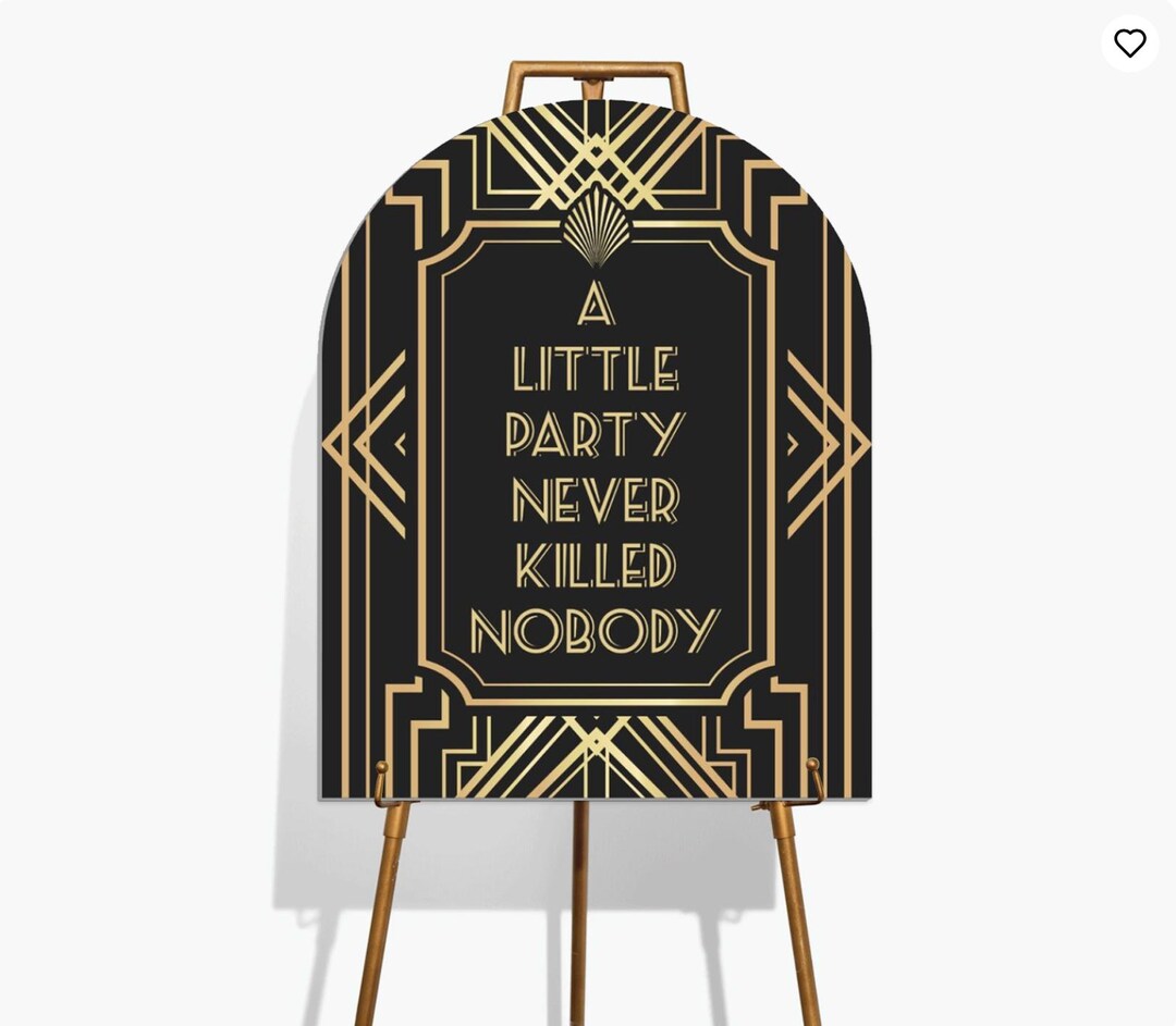 Custom Roaring 20s Welcome Sign, Gatsby Party Decor - Etsy