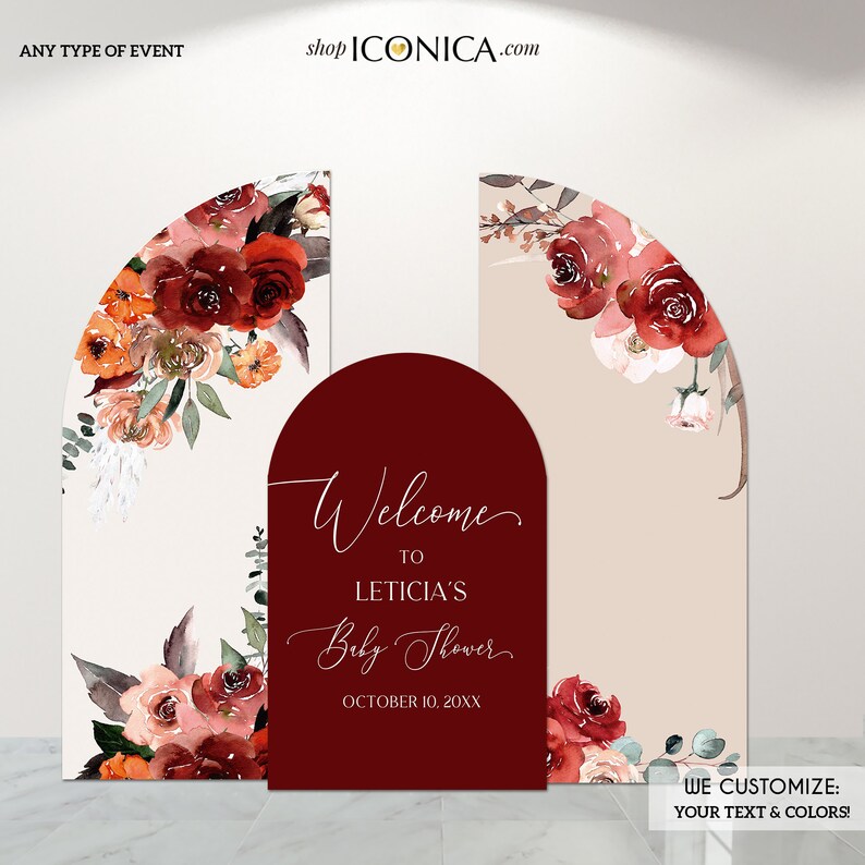 Arch Welcome Sign Arch Seating Chart Wedding Bridal Shower - Etsy