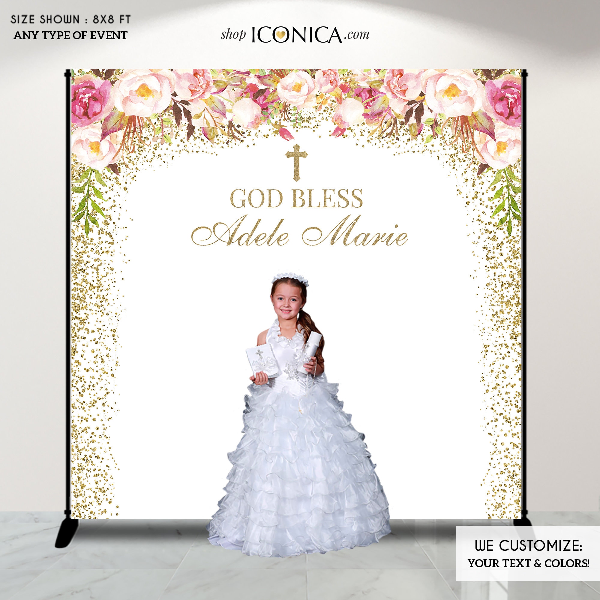 First Communion Backdrop