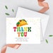 Taco About One Thank You Cards Taco Cards First Birthday - Etsy