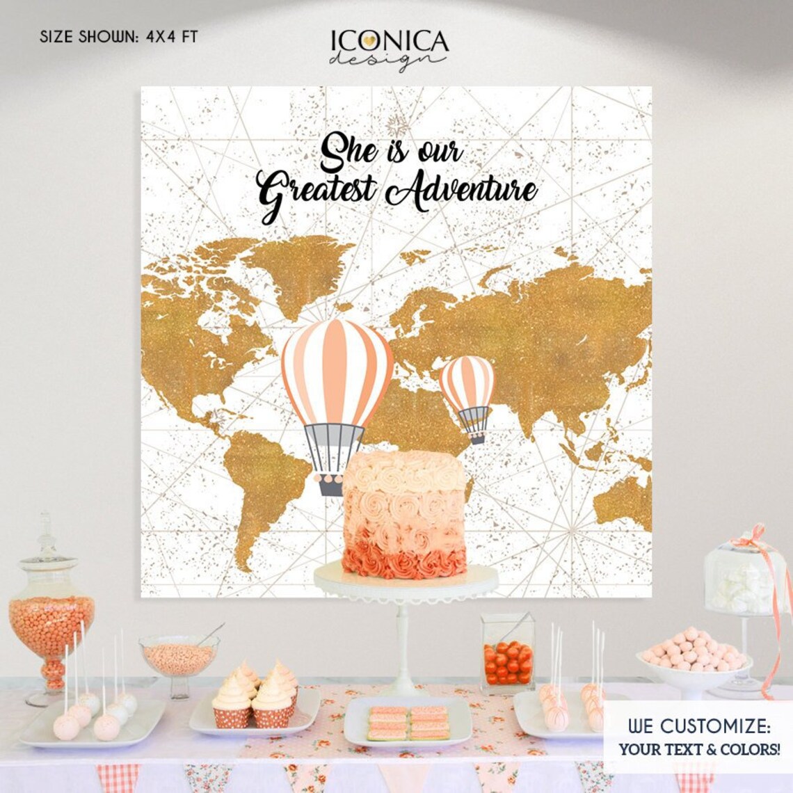 Travel and Adventure Party Decor Travel Themed Backdrop Hot - Etsy