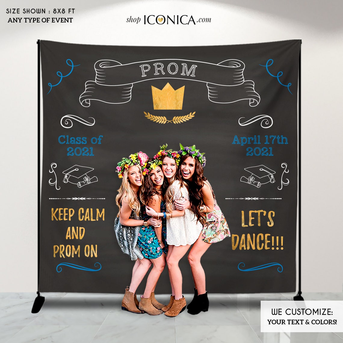 School Homecoming Photo Booth Backdrop Virtual Homecoming - Etsy