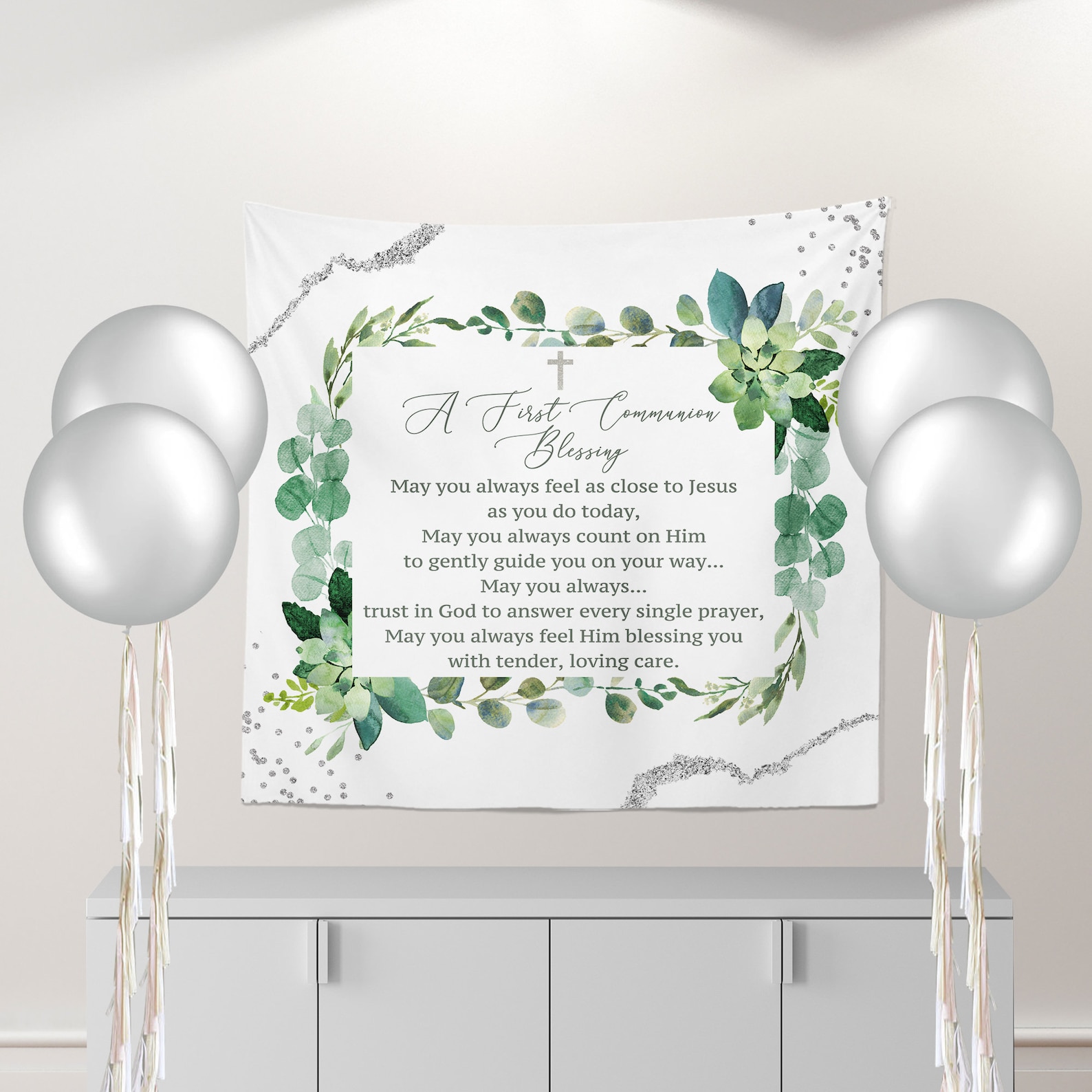 First Communion Banner Boy or Girl Personalized, First Communion Custom ...