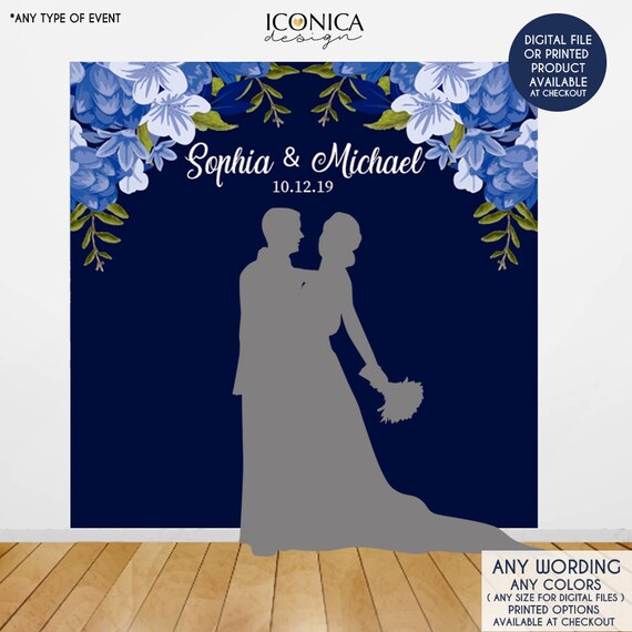 Navy blue photography backdrop - orbda