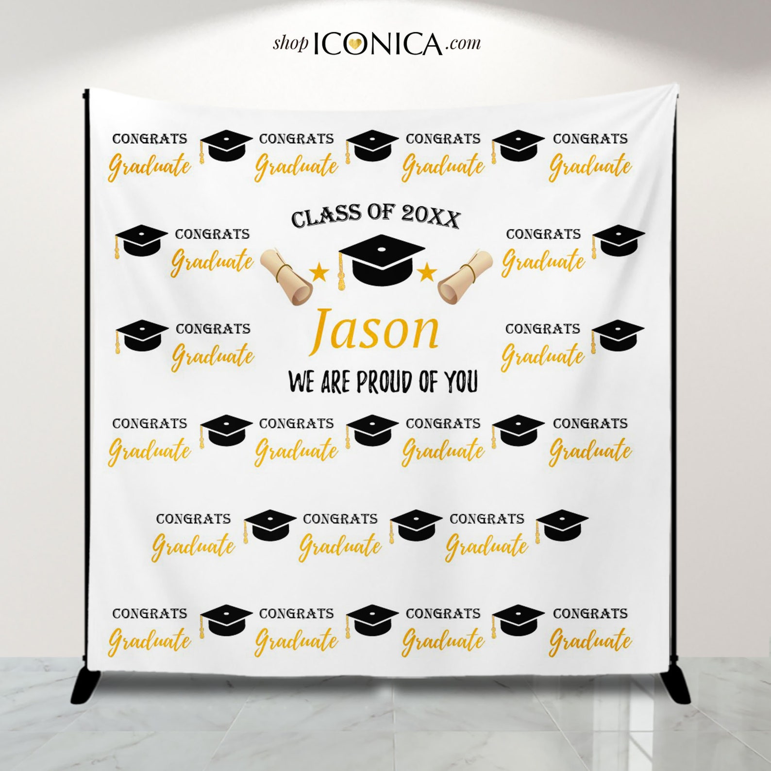 Graduation Party Backdrop Congrats Grad Photo Booth - Etsy