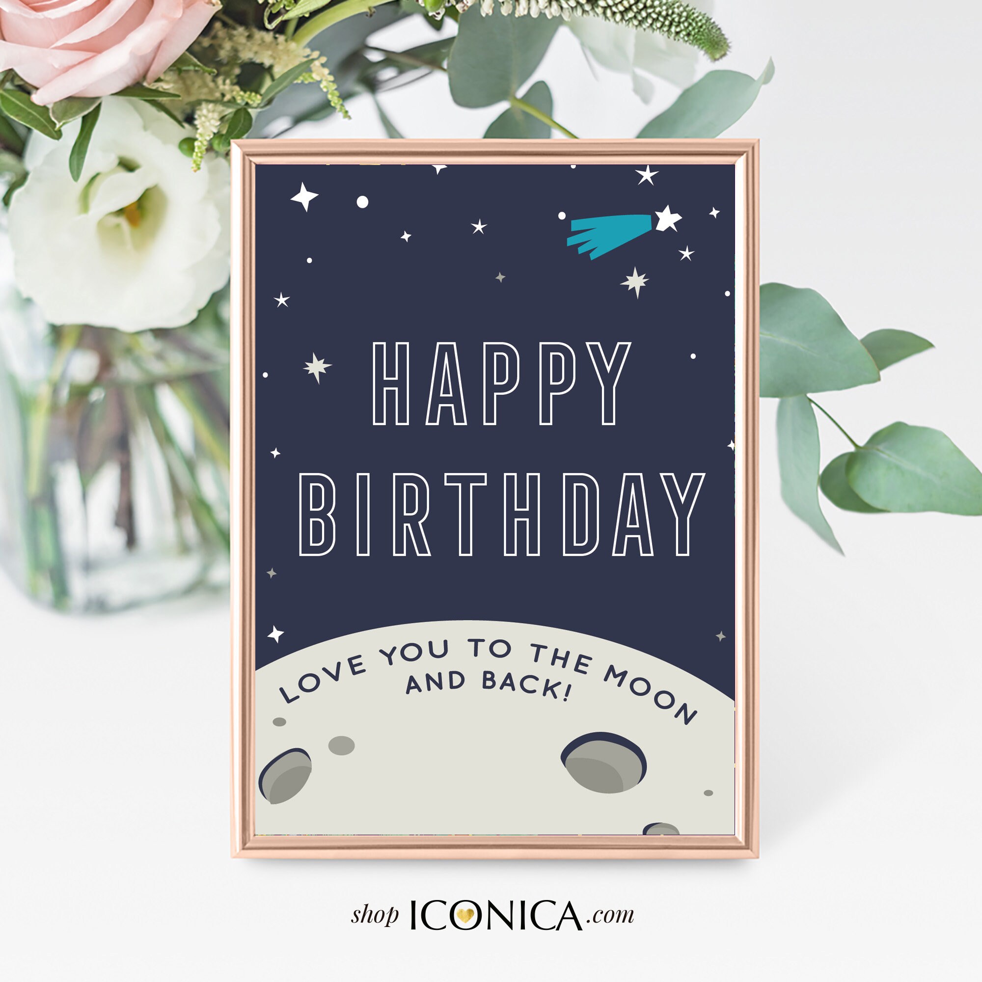 Galaxy Birthday Favor Tags, Outer Space Thank You Labels - Etsy