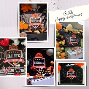 Custom Basketball Birthday Backdrop, March Madness Theme - Etsy