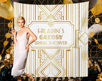 Great Gatsby Backdrop | Etsy