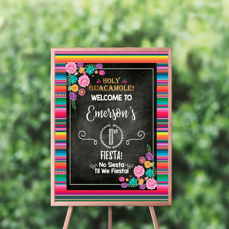 Custom Fiesta Welcome Sign, Any Event - Etsy