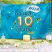 Double Digits Birthday Decorations 10th Birthday Backdrop 10 - Etsy