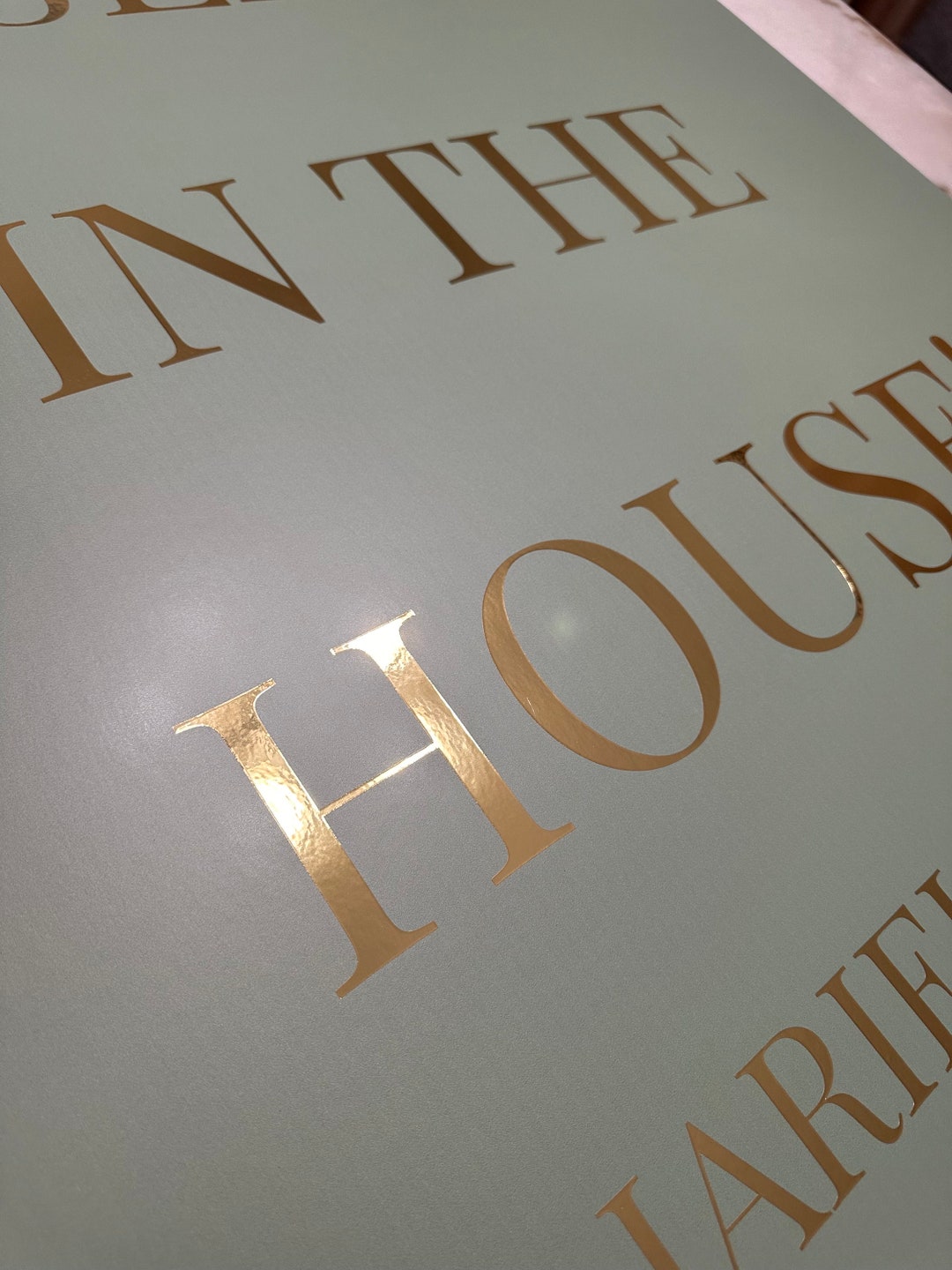Gold Foil Vinyl Stickers, Large Text Sign Upgrade - Etsy