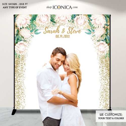 Step and Repeat Wedding Backdrop Banner Wedding Backdrop - Etsy