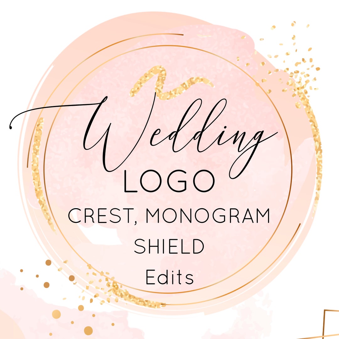 Wedding Logo Wedding Crest Wedding Shield Wedding Monogram - Etsy