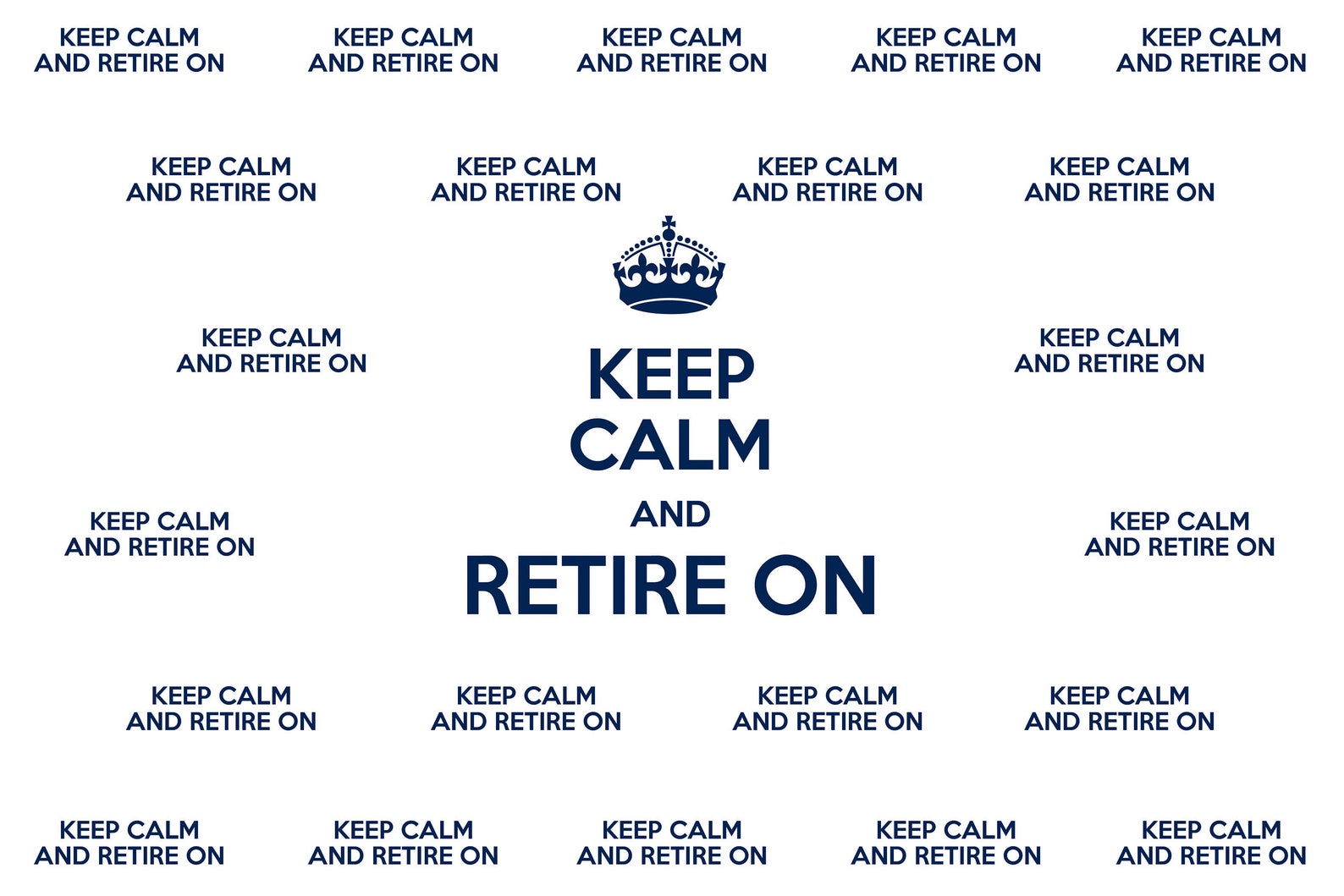 Retirement Party Photo Booth Keep Calm and Retire on Banner - Etsy