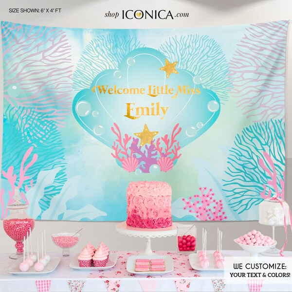 Mermaid Backdrop - Etsy