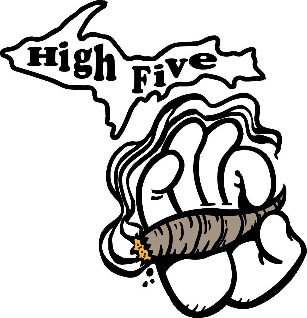 High Five Decal - Etsy