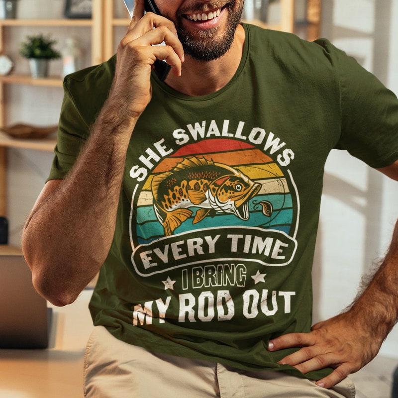Funny Fishing Shirt - Etsy