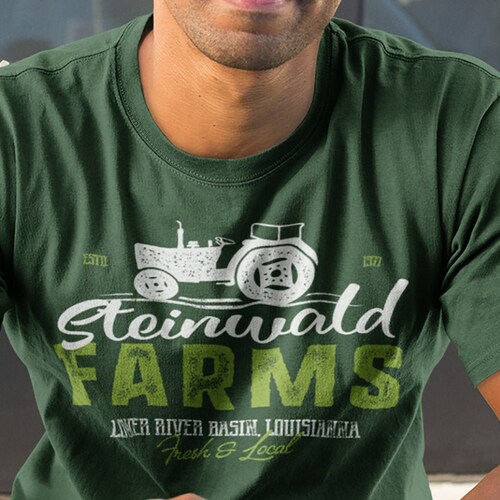 Mens Personalized Farm T Shirt Vintage Farming Shirt Etsy