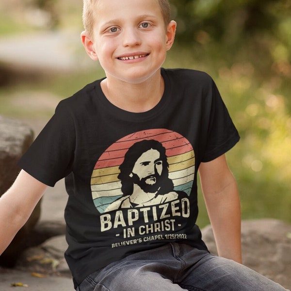 Kids Baptized Shirt - Etsy