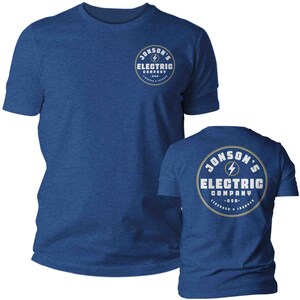 Men's Electrician Shirt Personalized Electrical Logo Electric Small ...