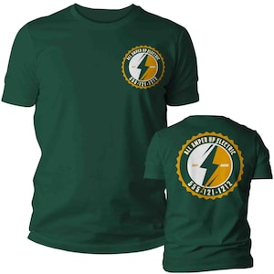 Men's Personalized Electrician Shirt Personalized Electrical Logo ...