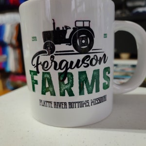 Personalized Farm Coffee Mug Vintage Farming Cup Personalized - Etsy