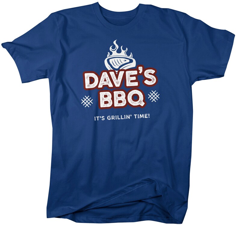 Men's Personalized BBQ T Shirt Custom BBQ Shirt | Etsy