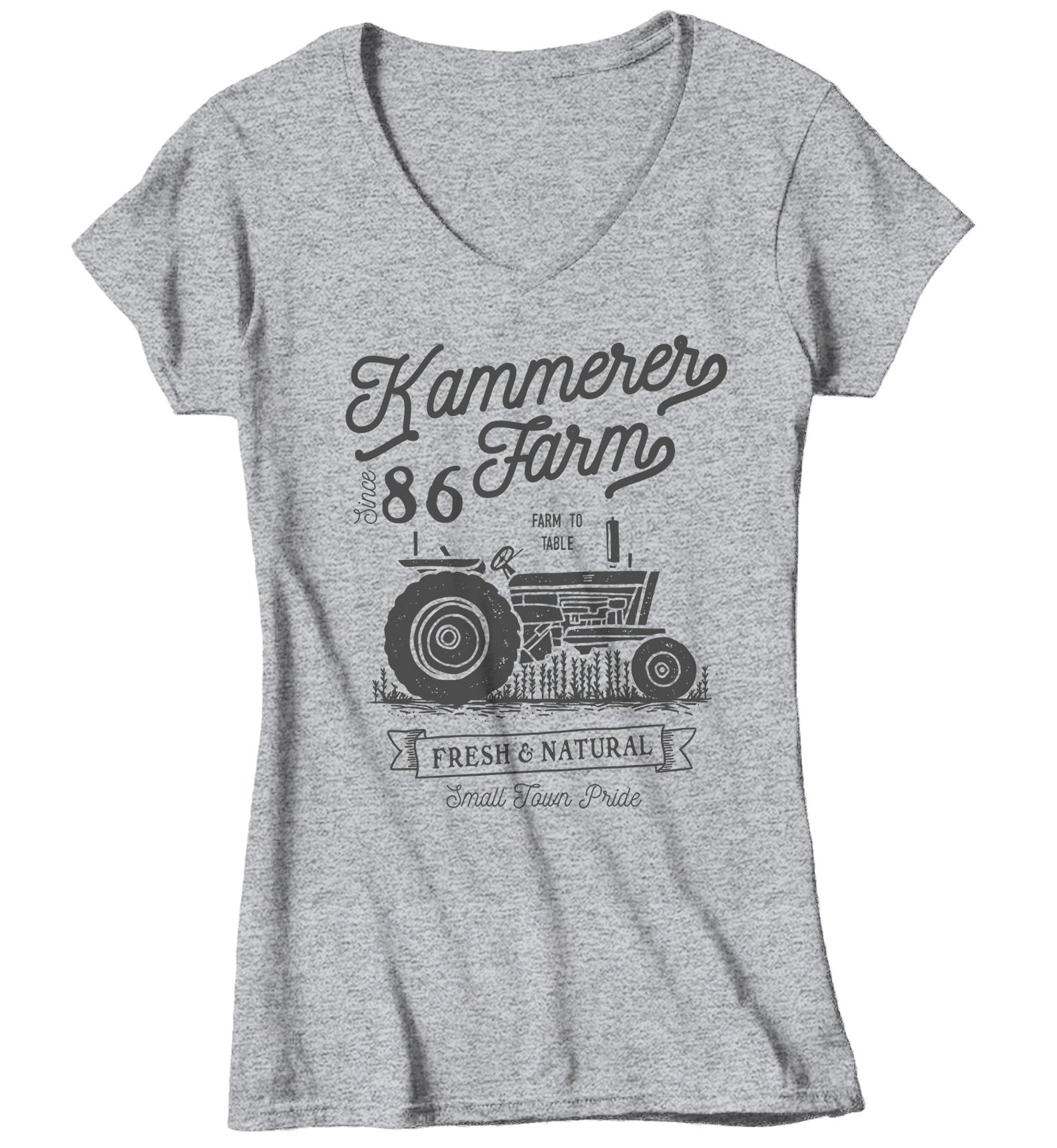 Womens Personalized Farm T Shirt Vintage Tractor Farmer Etsy
