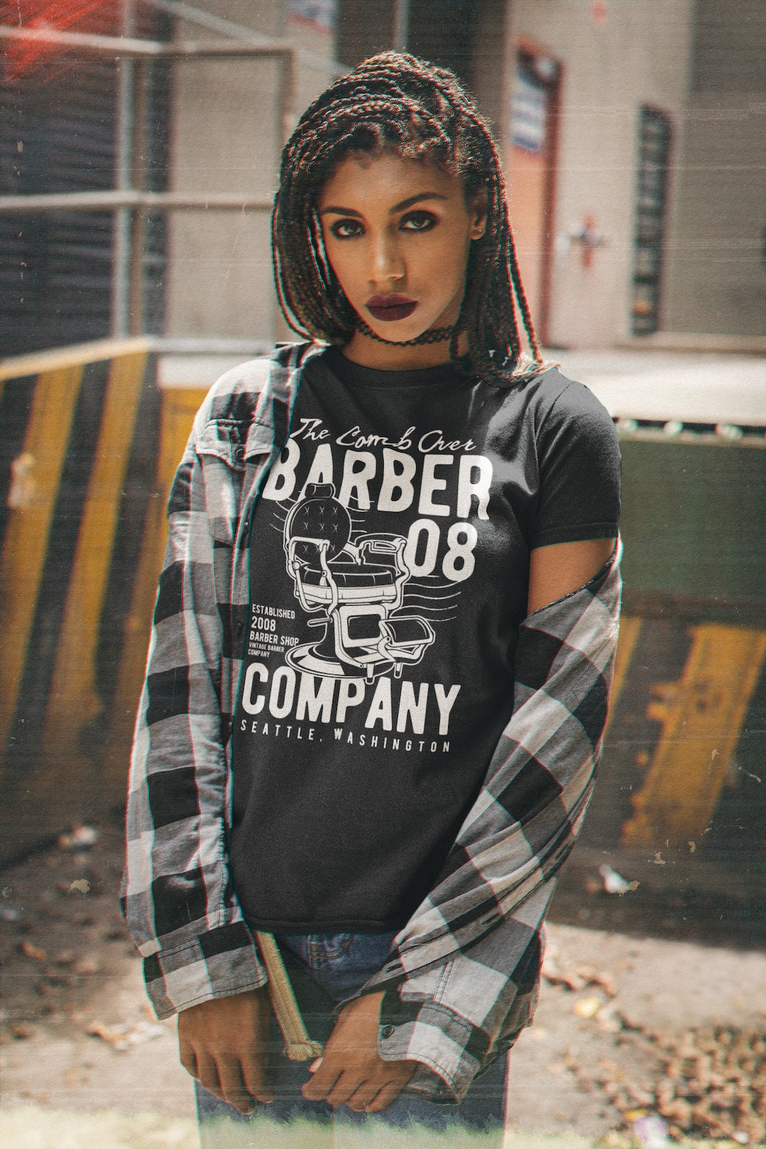 Women's Personalized Barber Shirt Barbershop T Shirt Gift for Barber ...