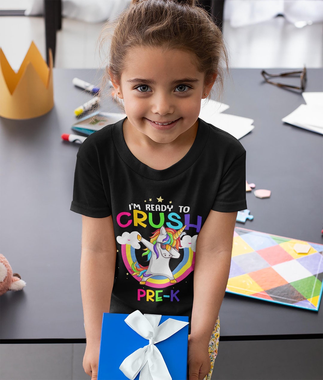 Kids Pre-k T Shirt Pre-k Shirt Girl's Crush Pre-k Unicorn Shirt Cute ...