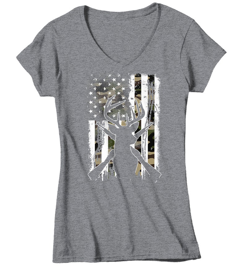 Women's Deer Hunting T Shirt Buck Shirt Hunter Shirt Camo - Etsy