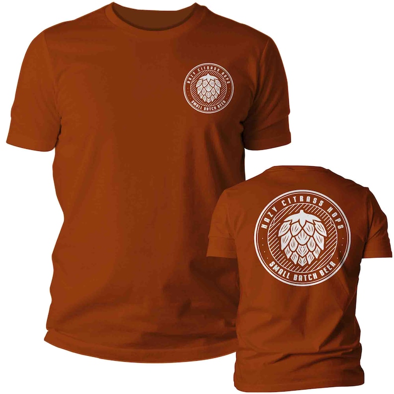 Custom Brewery Logo T-shirt: Personalized Brew Hops Beer Tee - Etsy