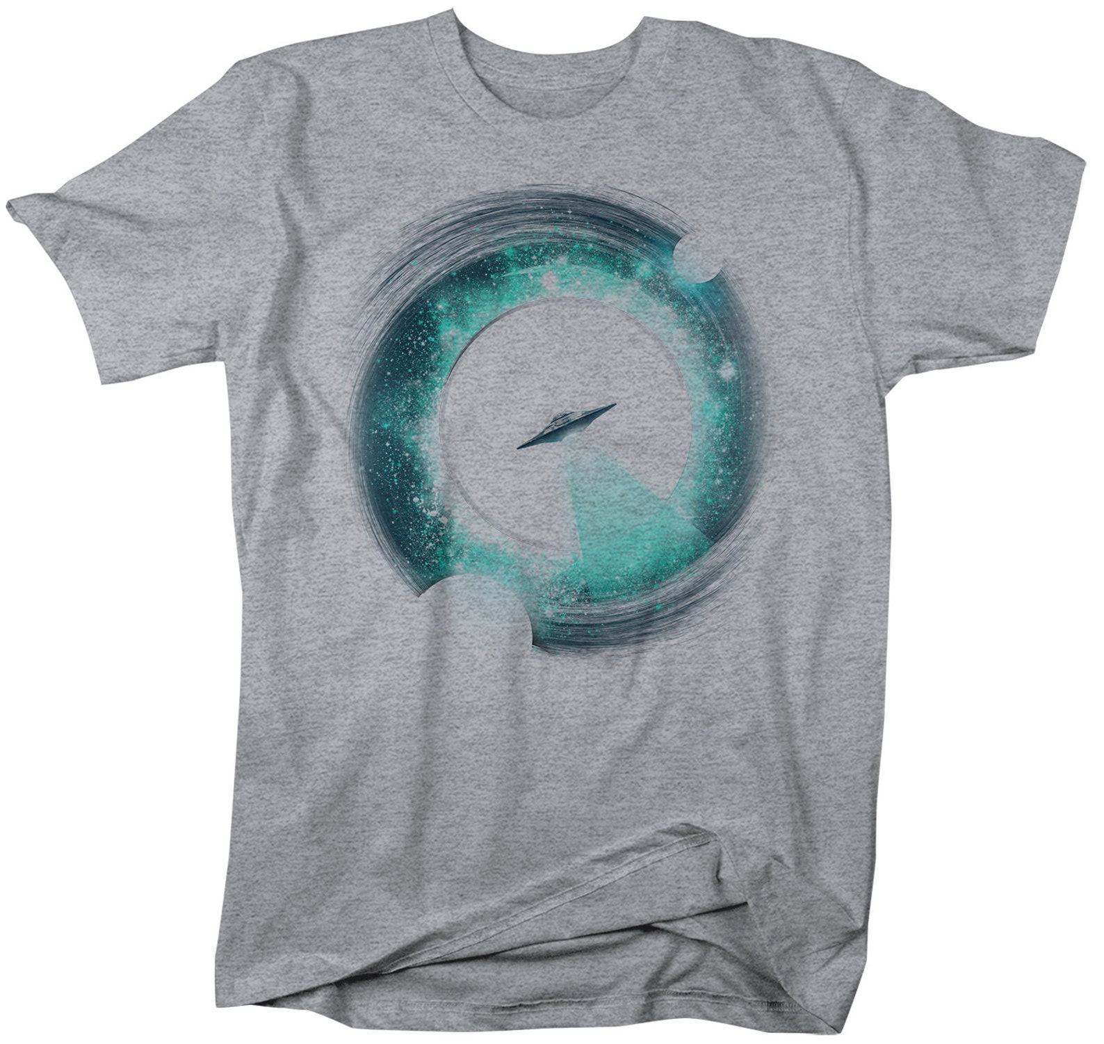 Men's UFO T Shirt Alien Shirts Black Hole Shirts Space | Etsy