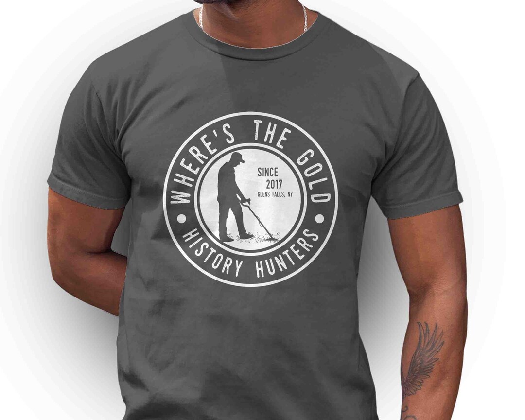 Personalized Metal Detecting Shirt - Custom "where's the Gold" T-shirt ...