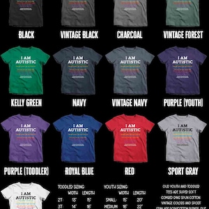 Kids Autism T Shirt I Am Autistic Shirt Awareness T-shirt Spectrum ...