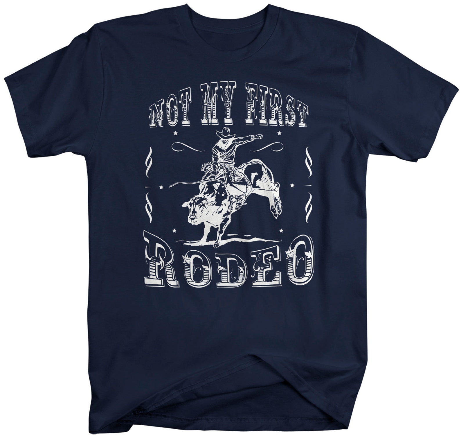 Men's Vintage Rodeo T Shirt Not My First Rodeo Shirts Wild | Etsy