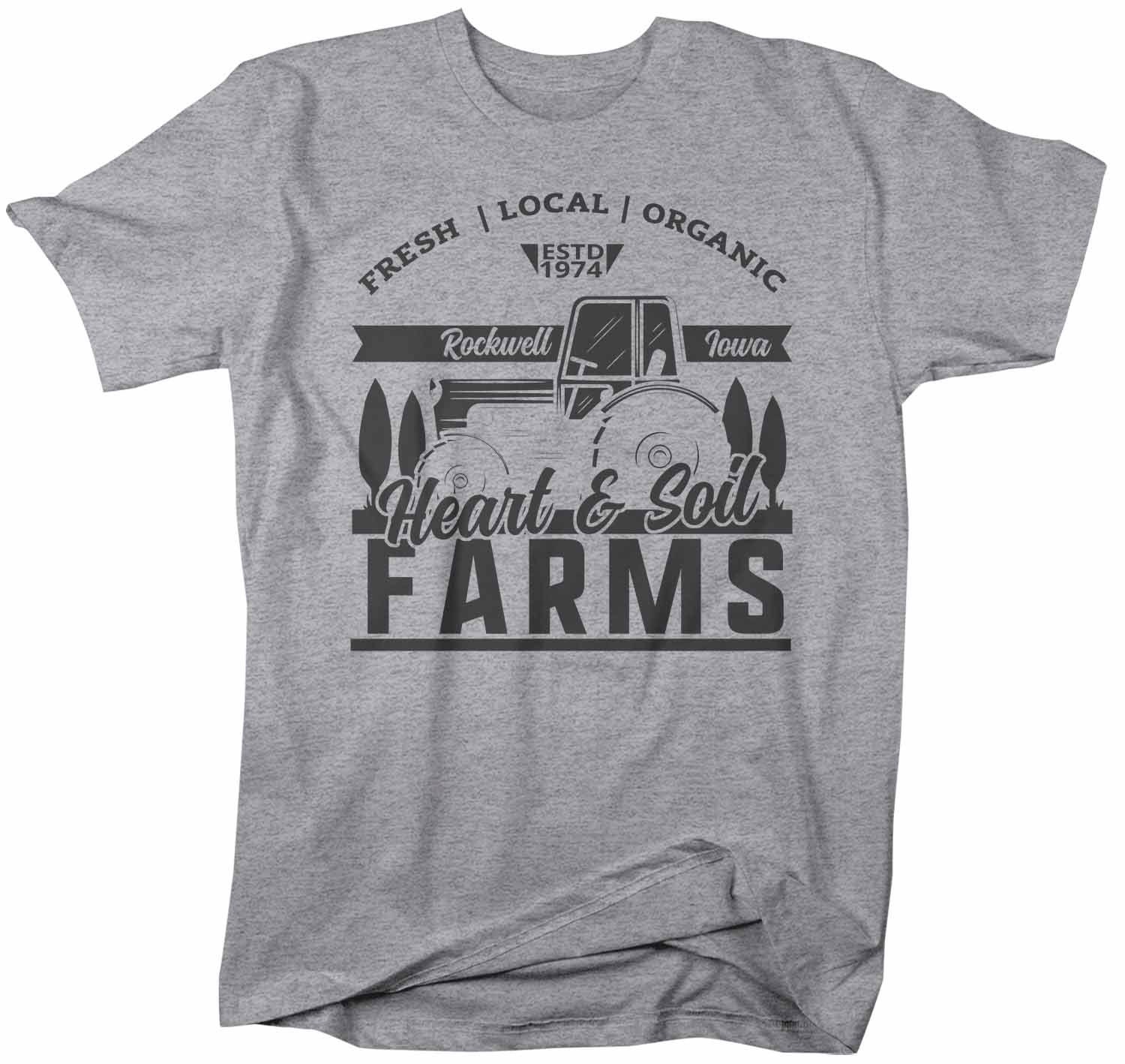 Mens Personalized Farm T Shirt Vintage Tractor Shirt Etsy