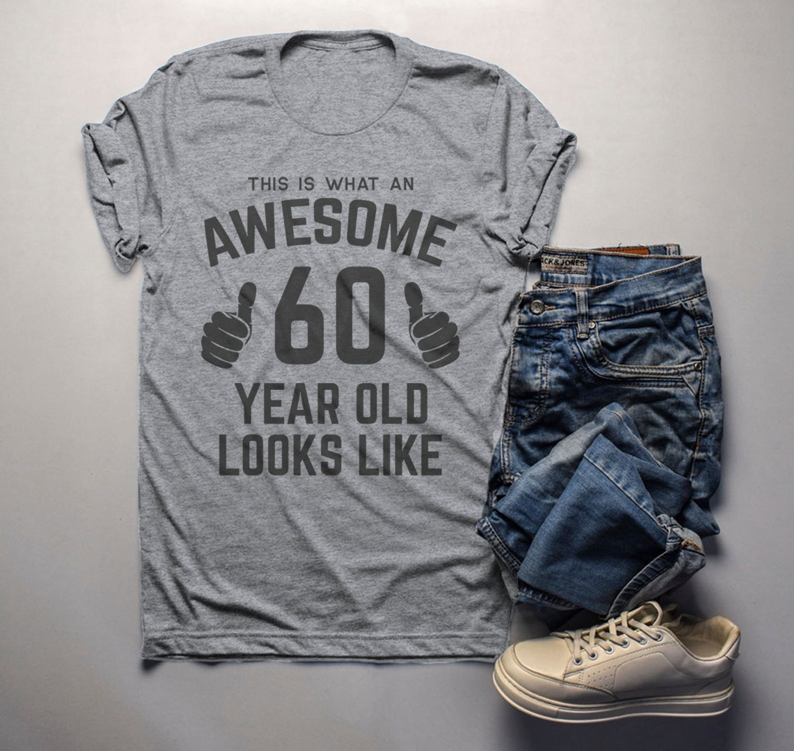Men's Funny 60th Birthday T Shirt This is What Awesome | Etsy