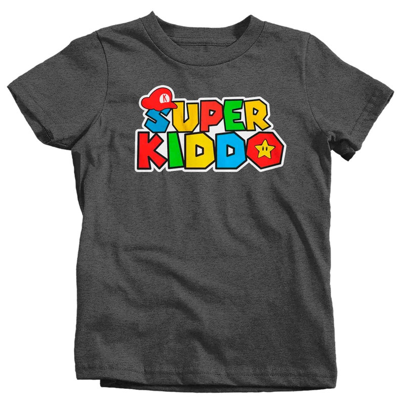 Kids Funny Shirt Super Kiddo T Shirt Gamer Shirt Gaming Gift - Etsy