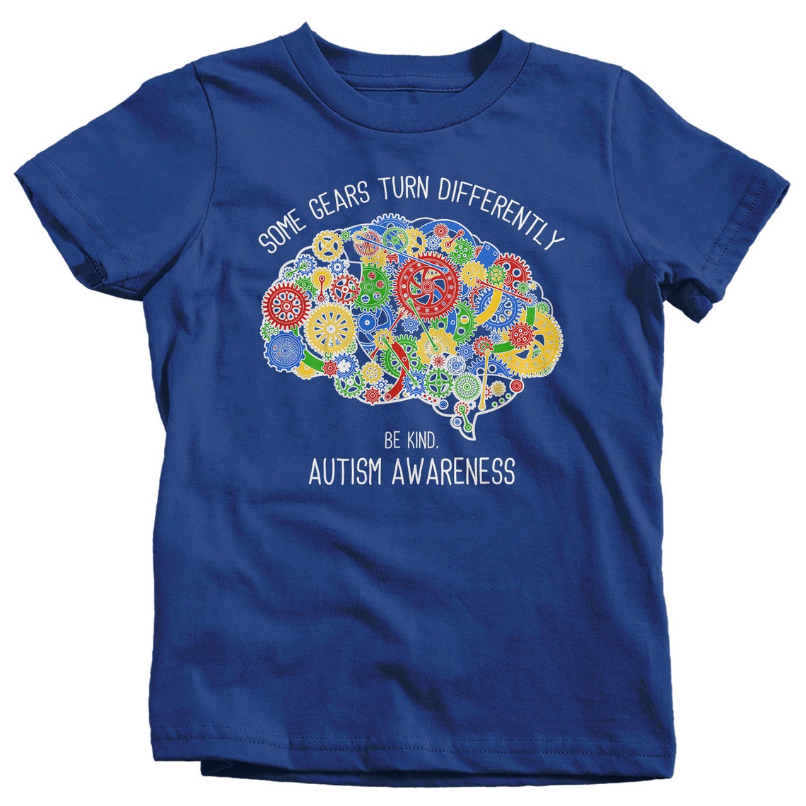 Kids Autism Shirt Autism Brain Shirts Some Gears Turn | Etsy