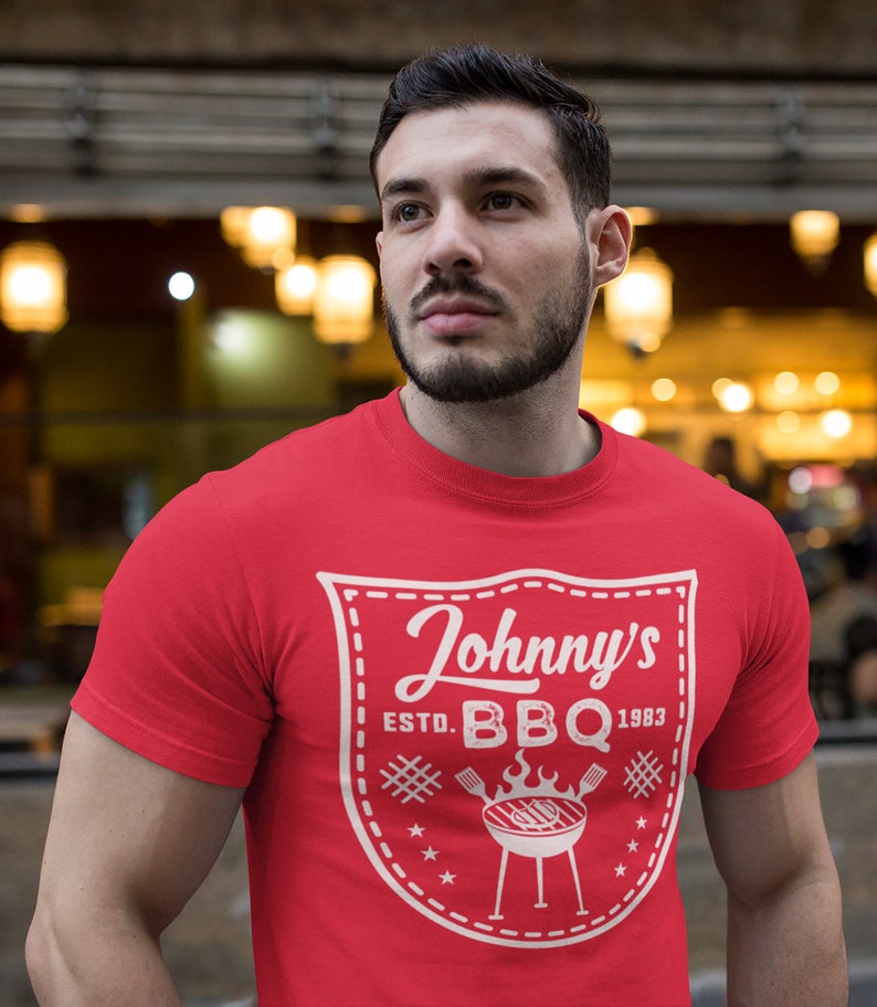 Men's Men's Personalized BBQ T Shirt Custom Grilling - Etsy