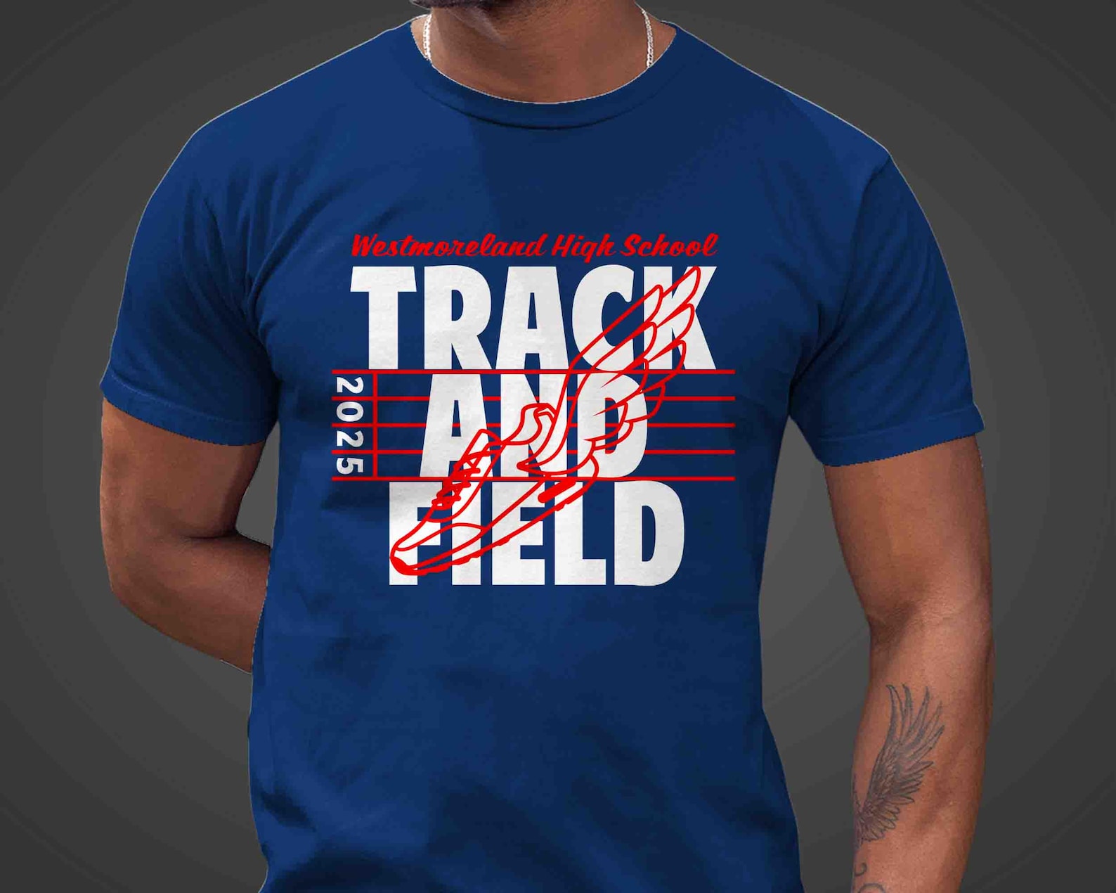 Personalized Track & Field Shirt: Custom Team Tee, Modern Runner Gift ...