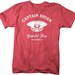 Men's Personalized Captain T Shirt Boat Custom Boater Shirt Boat ...